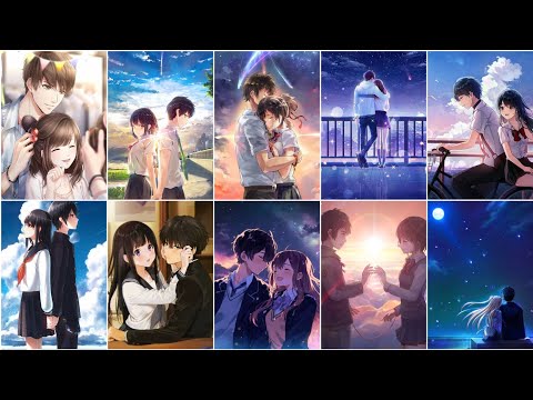 Cute Anime Couple dp photo | Cartoon couple dpz | Couple Anime dp/dpz/images/pics