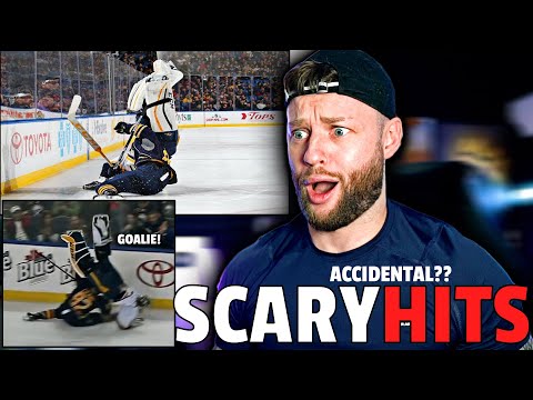 HOLY HELL! | SOCCER FAN Reacts to NHL ACCIDENTAL HITS #2