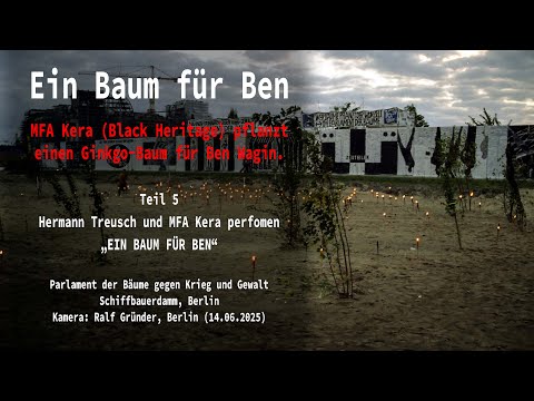 in Tree for Ben (5): Planting the Ginkgo