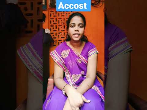 Accost meaning in English