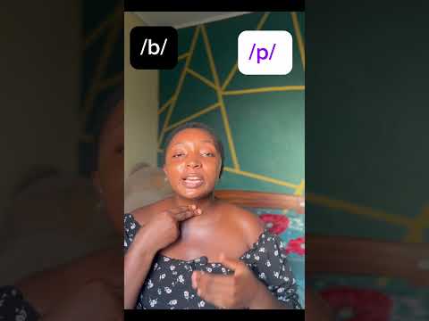 How to pronounce/ p/ and /b/sounds