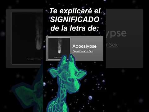 El significado de Apocalypse #cigarretesafter #apocalypse #significado #letra #musica #humor
