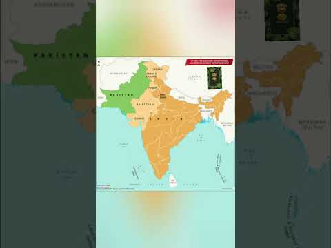 INDIAN STATES SHARE BORDER WITH PAKISTAN IN MAP OF INDIA