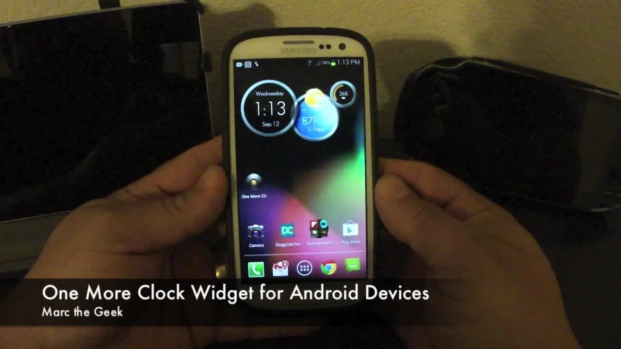 One More Clock Widget for Android Devices