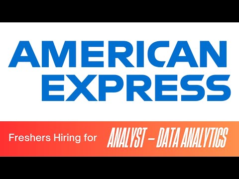 American Express Analyst Hiring| Data Analytics Job in Gurugram |Hybrid Work | Freshers & Exp Apply!