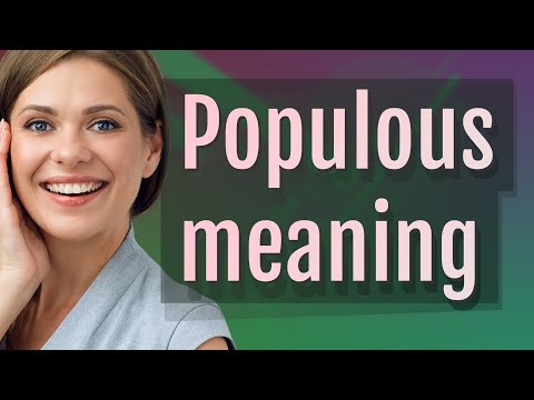 Populous | meaning of Populous
