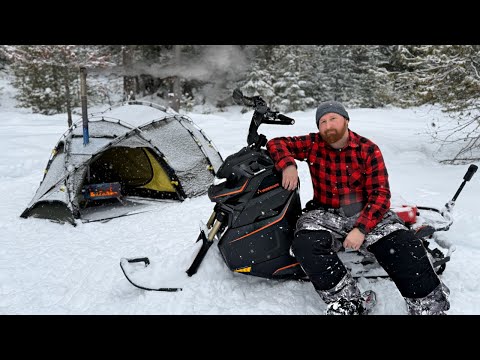 Winter Camping Alone in Idaho’s Snowy Forest