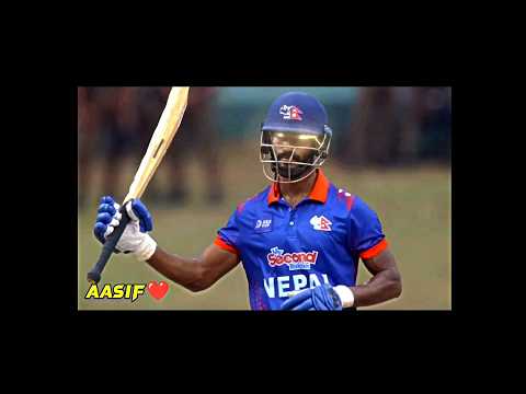 Nepal Cricket Status Aasif Sheikh #shorts