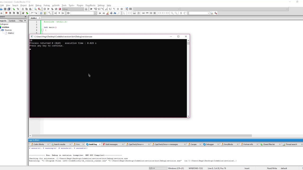 Common Errors in C Programming(debugging)