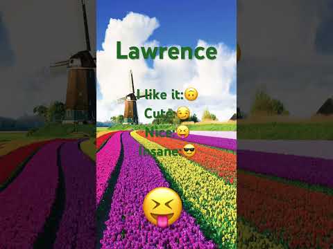 Rating the name Lawrence