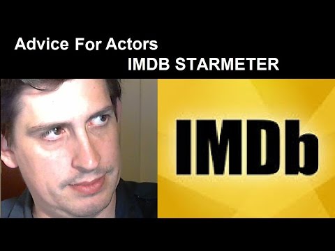 Advice for Actors - IMDb StarMeter