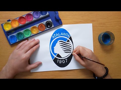 Come disegnare il logo di Atalanta - How to draw the Atalanta BC logo - Serie A