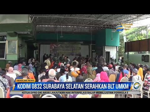 Kodim 0832/Surabaya Selatan Salurkan BLT untuk Pelaku UMKM