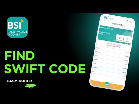 How to find the SWIFT code for Bank Syariah Indonesia