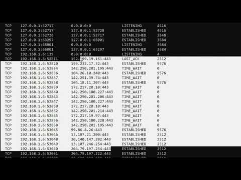 039 Netstat and Wireshark