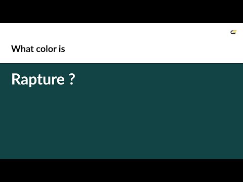 Rapture color #114444 hex color - Green color - Warm color 114444