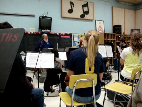 Rehearsal with Stanley F. Nosal