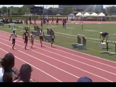 100m final 9 & 10 Boys USATF NJ Junior Olympic Track & Field Championships 2013