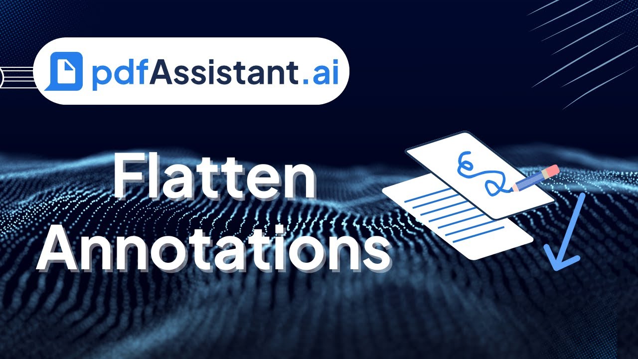 How to Flatten Annotations Online