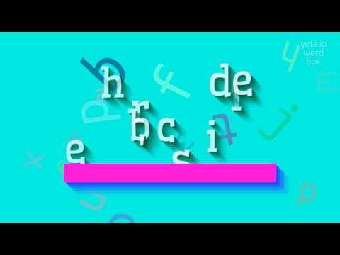 How to say "herbicide's"! (High Quality Voices)