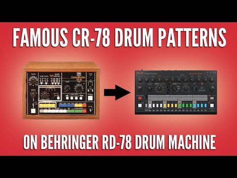Behringer CR 78 drum machine - Page 38 - Gearspace