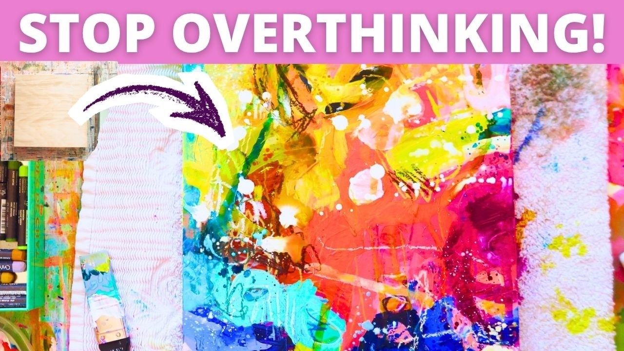 🎨 What Happens When You Let Go in Abstract Painting 😱