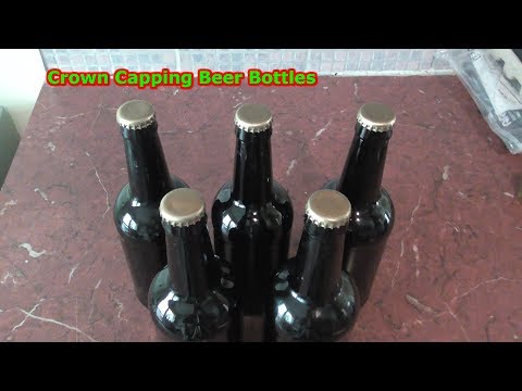 How To Crown Cap Beer Bottles For Home Brew Beer Kit UK Part #7