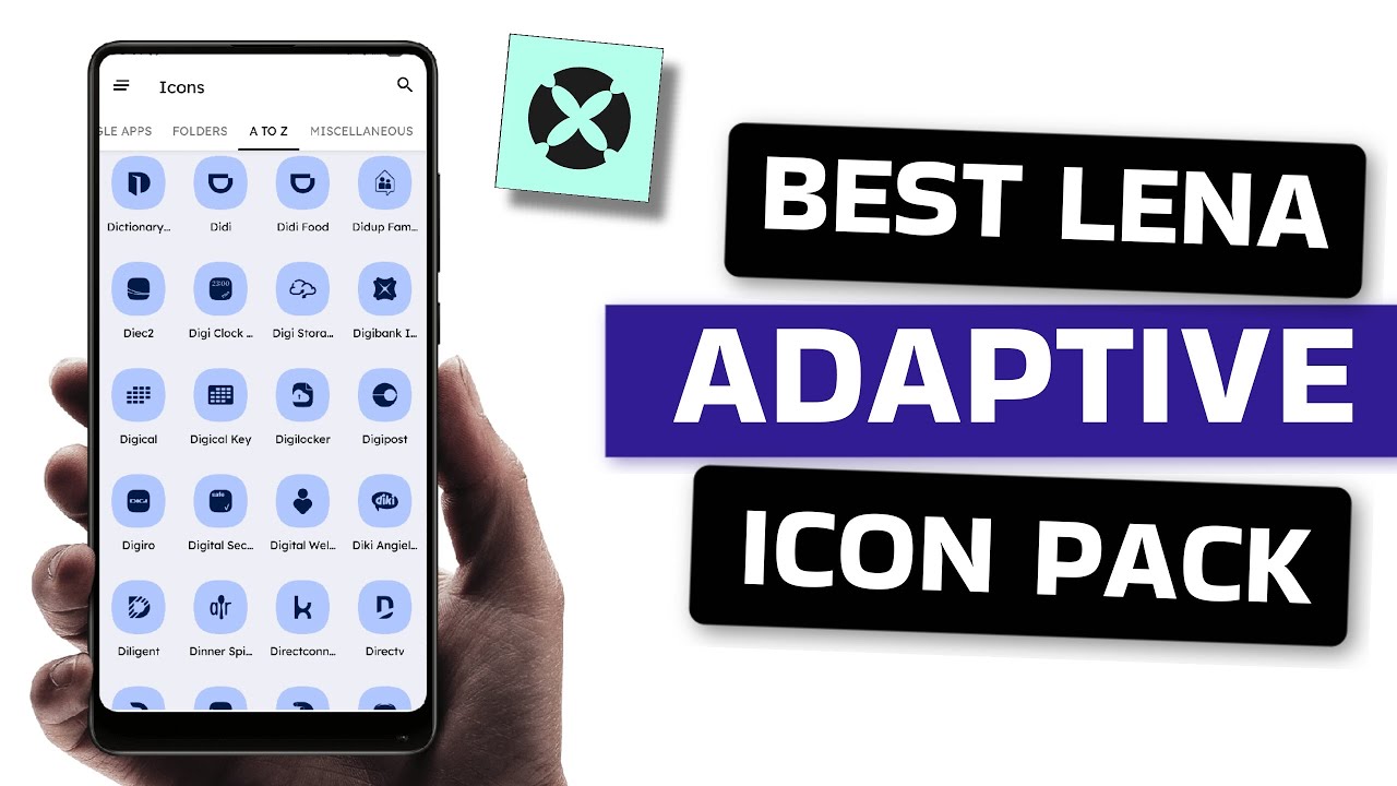 Best Lena Adaptive Icon Pack App for Android
