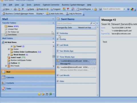 Adding Digital Signatures to Email