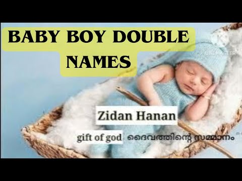 Muslim Baby Boy Double Names/Arabic Double Names For Baby Boy with arabic and malayalam meaning.