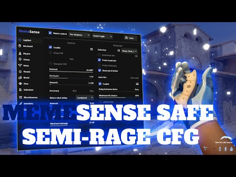 Memesense SAFE Semi-Rage Config | SAFE | CFG | Rage Highlights #13