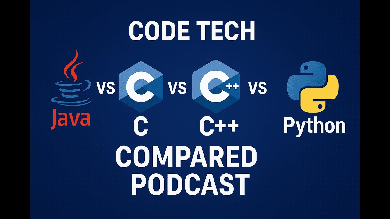 Java, C, C++, C#, Python Compared (Best Programming Podcast Ever)