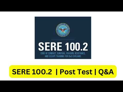Sere 100.2 Post Military Test | Q20: The first personnel recovery (PR) task is This task activates