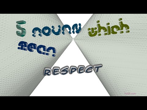 respect - 6 nouns which are synonyms of respect (sentence examples)