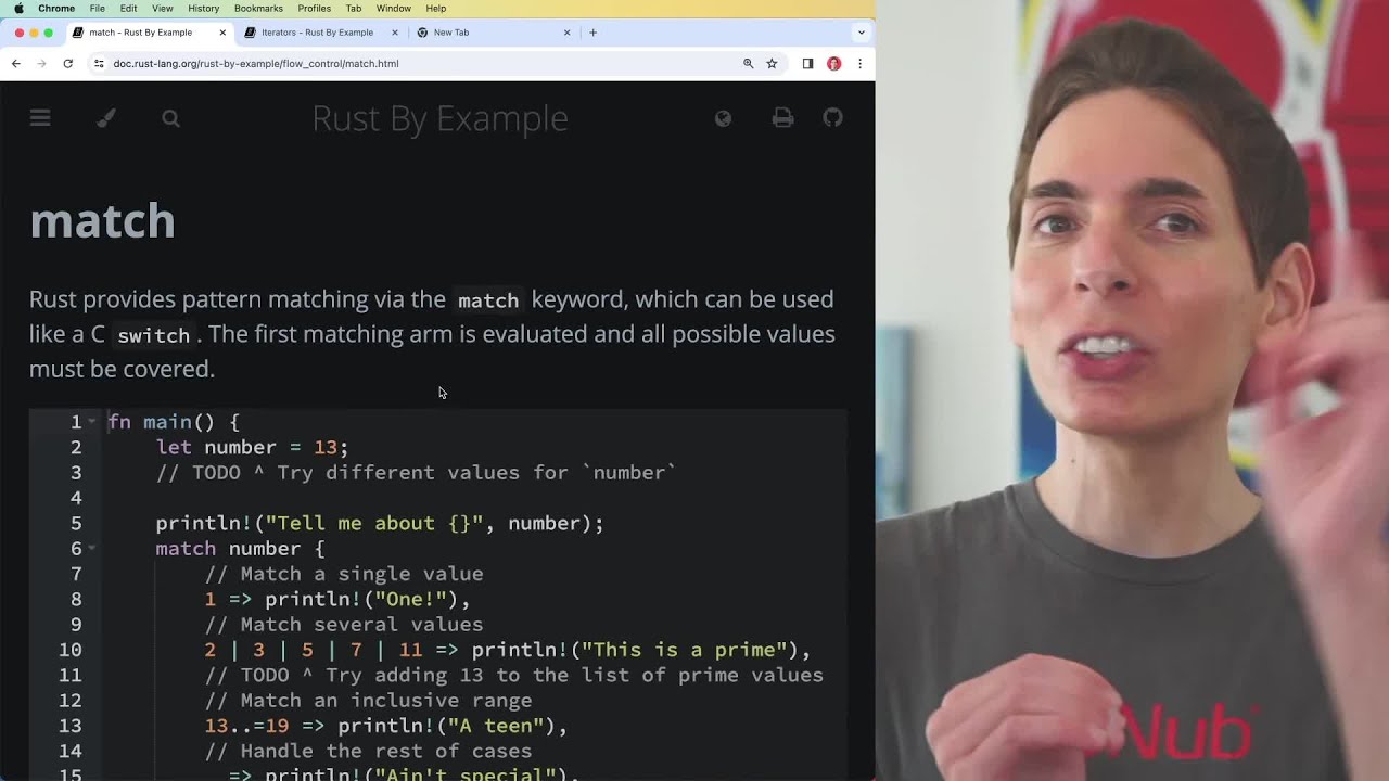 Rust By Example: Match Statement
