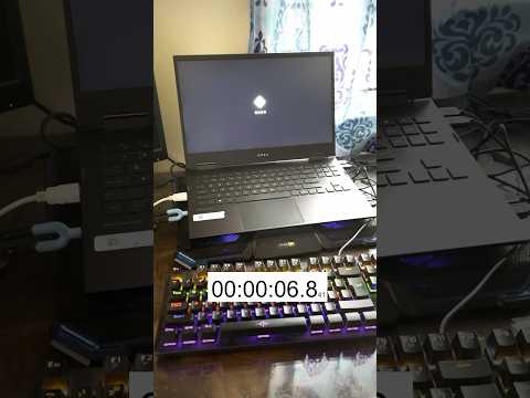 How fast does my HP OMEN 16 ryzon 7 6800H rx 6650m Starts #shorts #viral #hp #hpomen #hpomen16