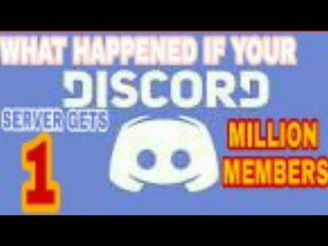 WHAT HAPPENED IF YOUR DISCORD SERVER GETS 1 MILLION MEMBERS ||DISCORD SERVER||DISCORD INVITE LINK||
