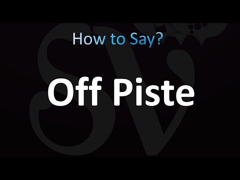 How to Pronounce Off Piste