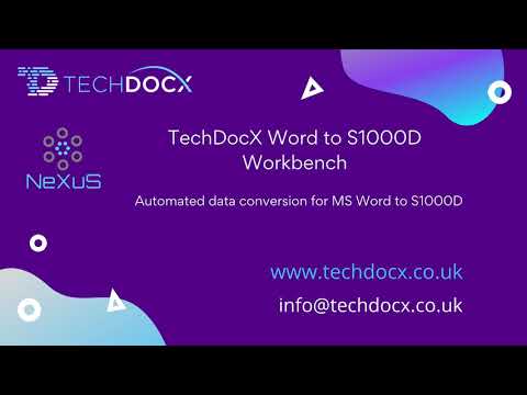 Xignal (previously TechDocX) - MS Word to S1000D Converter Tool
