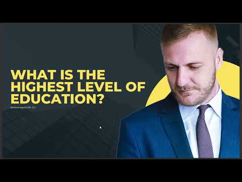 WHAT IS THE HIGHEST LEVEL OF EDUCATION 2024