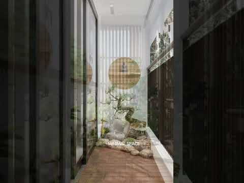 Japanese Zen garden in balcony idea #zen #garden #zengarden #balcony #design