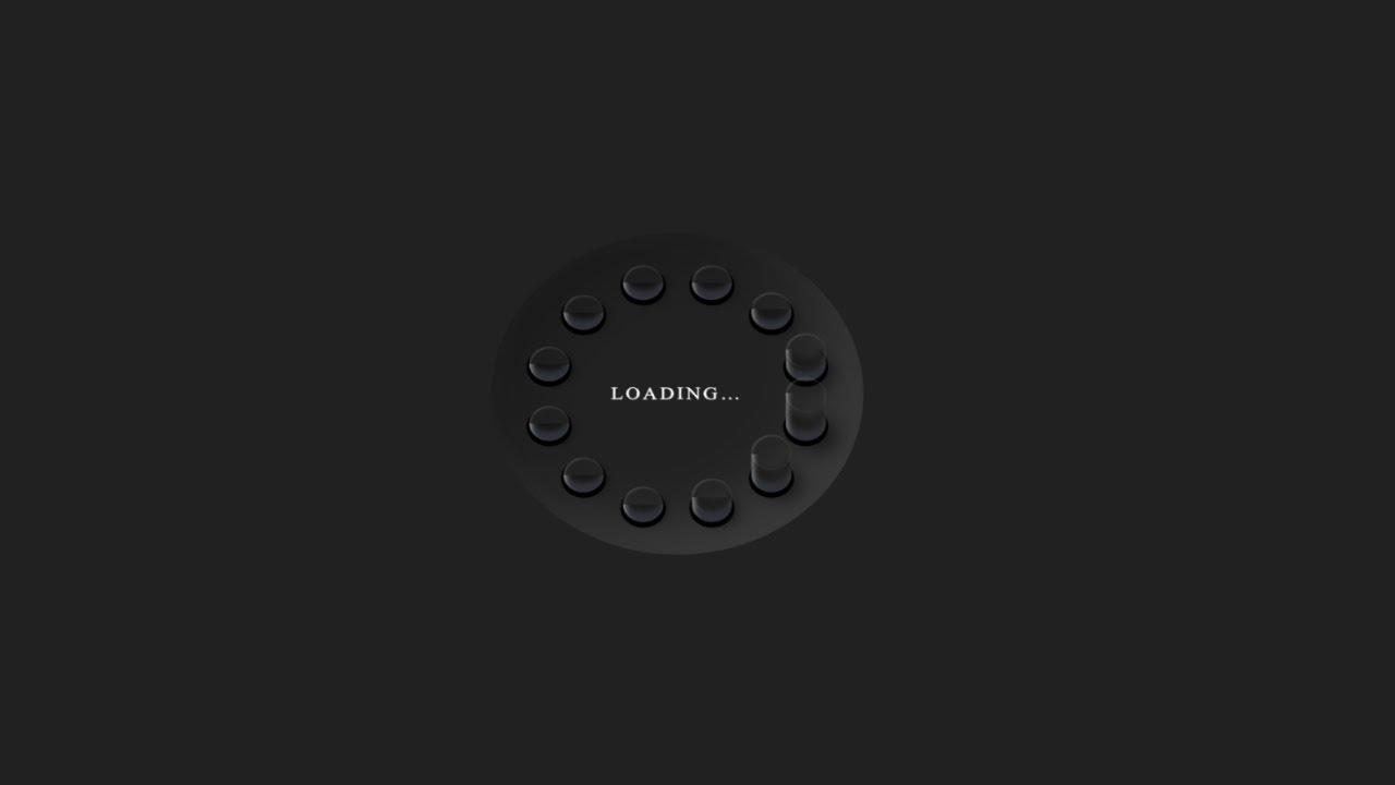 Animated Dot Circle Loader Using Only HTML & CSS | 3D Loading Effect