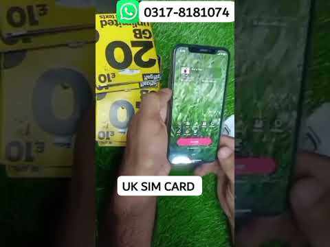 giffgaff sim in pakistan #uksiminpakistan #uksimwala #usasim