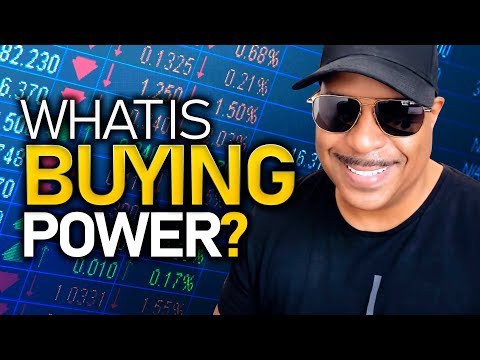 What Is Buying Power & Why Doesn't Yours Change?