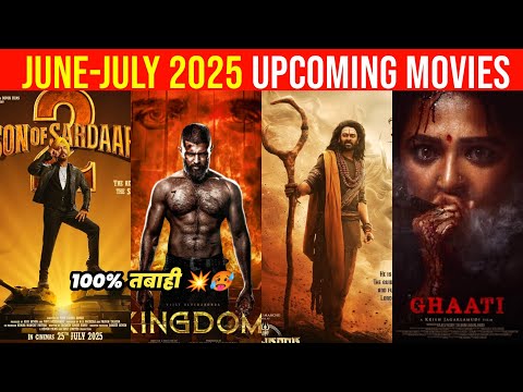 Top 10 Upcoming Movies Releasing June To July 2025 (Hindi)|| Upcoming Bollywood & South Indian Films