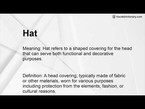 Hat Meaning