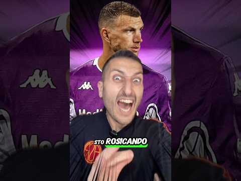 😰 Dzeko è della Fiorentina‼️ #dzeko #fiorentina #seriea