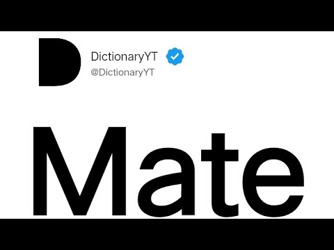 Mate Meaning in English