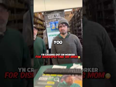 Yn CONFRONTS Worker For Disrespecting His Mom😳👀