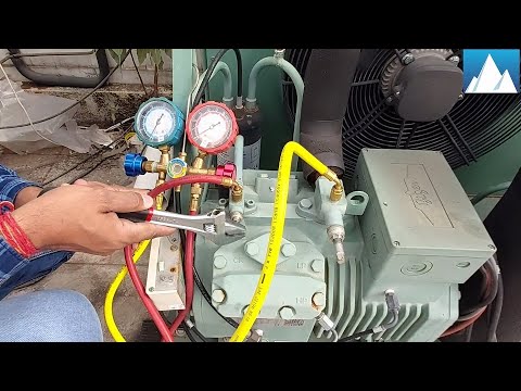 How to check HP & LP pressure on refrigeration system in running condition | Blue Cold Refrigeration